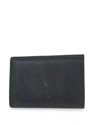 Balenciaga 2016 Logo-print Trifold Wallet - Black