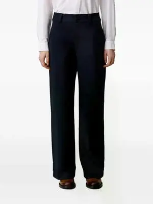 Claudie Pierlot Button-fastening Straight-leg Trousers