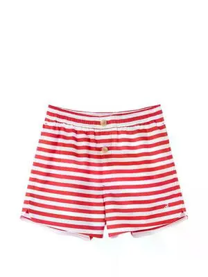 Jacquemus Striped Swim Shorts - Red