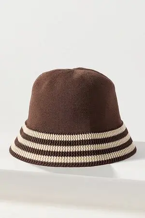 WYETH Nub Cloche Hat - Brown