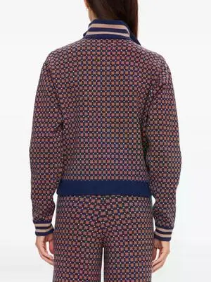 The Upside Lumiere Margot Geometric-pattern Track Jacket