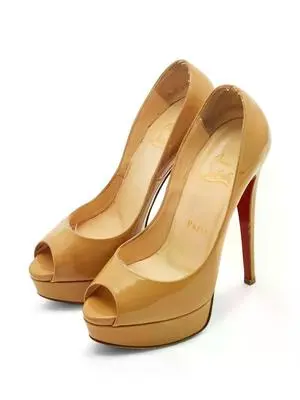 CHRISTIAN LOUBOUTIN Lady Peep Platform Pumps