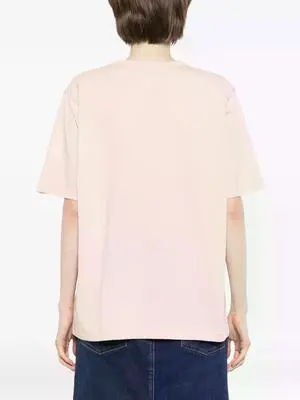 AGNES B. Logo Embroidered T-shirt