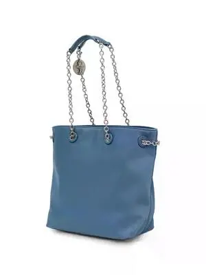 AGNES B. Chain-link Strap Tote Bag