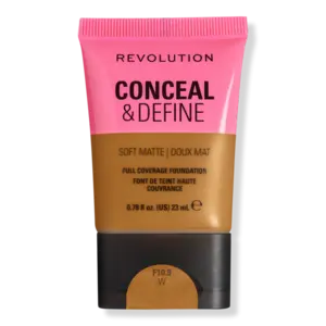REVOLUTION BEAUTY Conceal & Define Soft Matte Full Coverage Foundation F10.9w