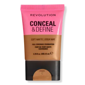 REVOLUTION BEAUTY Conceal & Define Soft Matte Full Coverage Foundation F12.5c