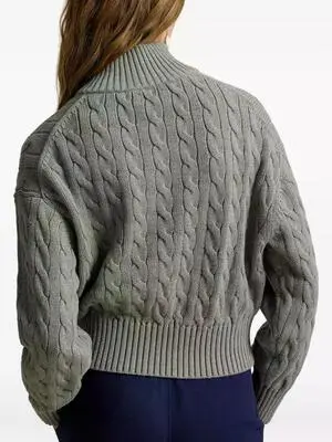 Polo Ralph Lauren Cable-knit Quarter-zip Sweater