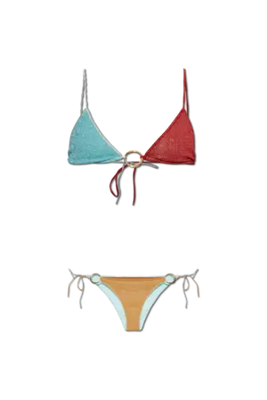 Oseree Two-piece Swimsuit With Lurex Thread - Multicolour