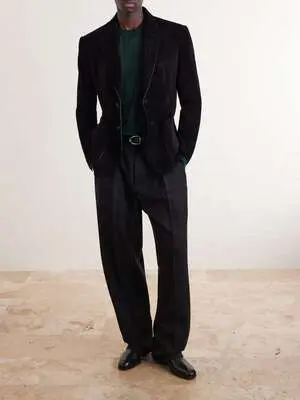 TOM FORD Panelled Suede Blazer