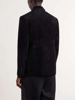 TOM FORD Panelled Suede Blazer