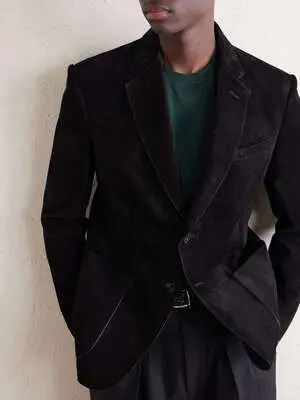 TOM FORD Panelled Suede Blazer