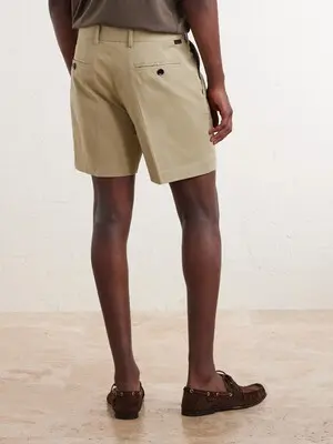 TOM FORD Straight-leg Cotton-blend Twill Shorts
