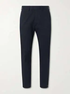 TOM FORD Tapered Cotton-blend Twill Trousers