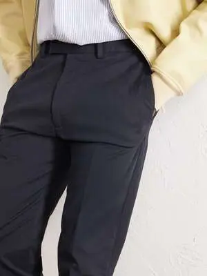 TOM FORD Tapered Cotton-blend Twill Trousers
