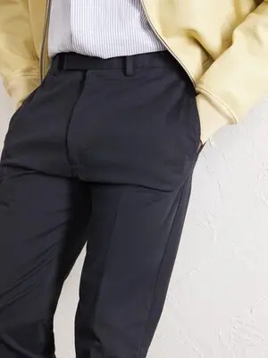 TOM FORD Tapered Cotton-blend Twill Trousers
