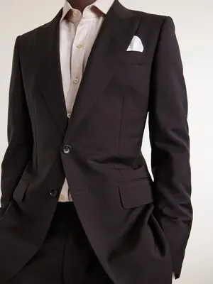 TOM FORD O'connor Mohair And Wool-blend Suit Jacket