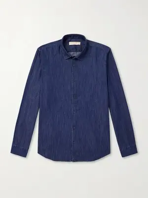 Orlebar Brown Giles Denim Shirt - Blue