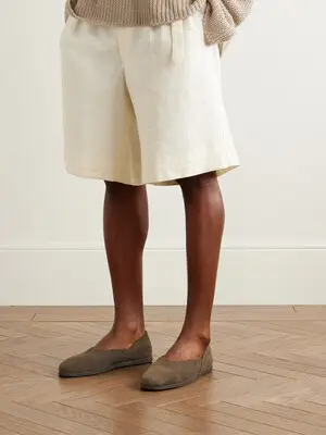 STOFFA Suede Slip-on Slippers