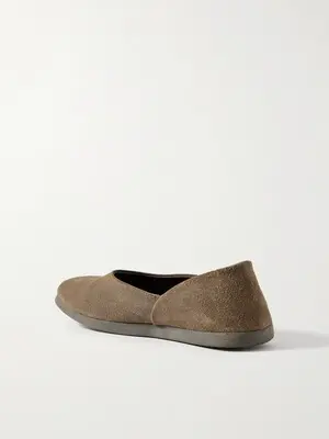 STOFFA Suede Slip-on Slippers
