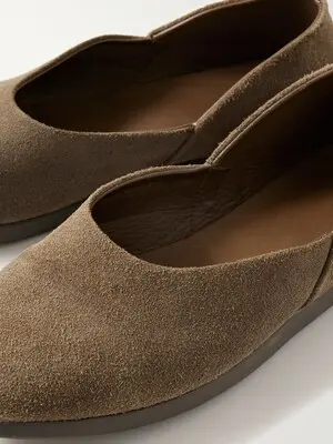 STOFFA Suede Slip-on Slippers