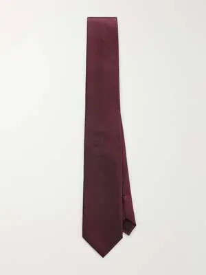 TOM FORD 7cm Silk-jacquard Tie - Red