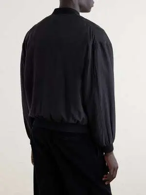 THE ROW Orianel Silk-satin Bomber Jacket