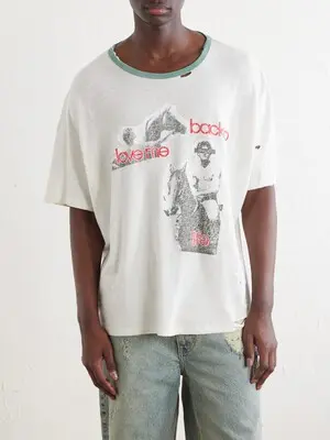PALY HOLLYWOOD Back To Life Printed Cotton-jersey T-shirt