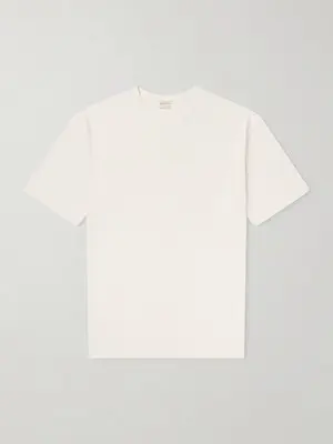 Massimo Alba Nevis Cotton-jersey T-shirt - Neutrals