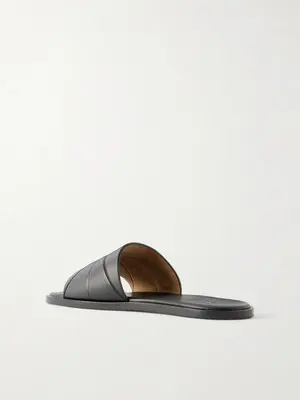 Loewe Origami Leather Slides