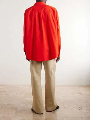 Loewe Anagram-embroidered Cotton Shirt