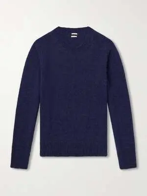 Massimo Alba Bruce Alpaca-blend Sweatshirt - Blue