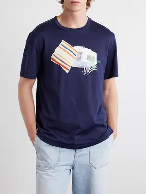 Loewe Paula's Ibiza Patch-appliqué Cotton-blend Jersey T-shirt