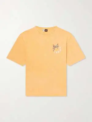 Loewe Paula's Ibiza Printed Cotton-jersey T-shirt - Orange