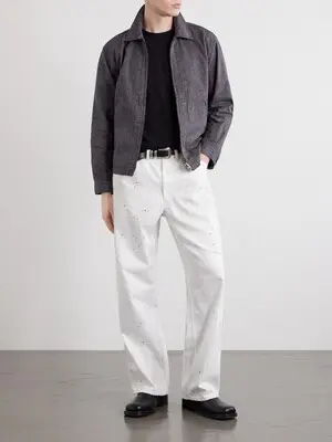 FULLCOUNT Mock Twist Denim Zip-up Jacket