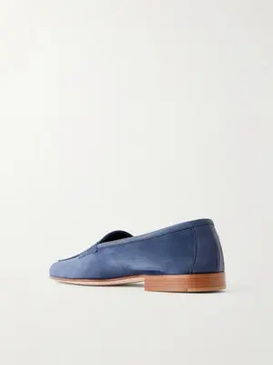 EDWARD GREEN Polperro Suede Penny Loafers