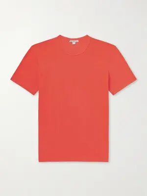 JAMES PERSE Cotton Jersey T-shirt - Orange