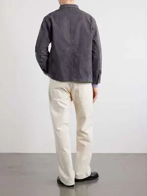 FULLCOUNT Tent Cloth Distressed Denim Chore Jacket