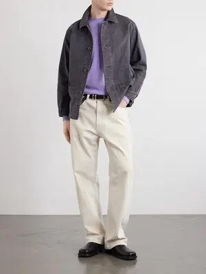 FULLCOUNT Distressed Denim Chore Jacket