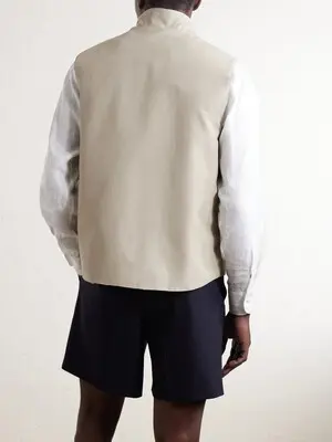 LARDINI Cotton-blend Gilet