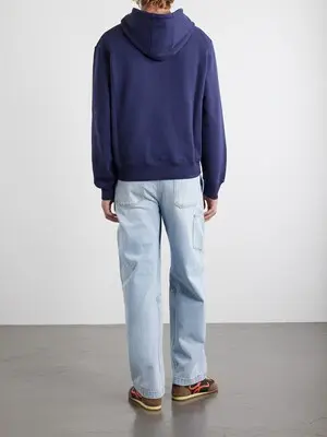 Loewe Cotton-jersey Hoodie - Blue