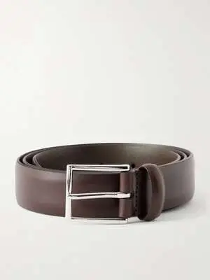 Anderson's 4cm Calf Leather Belt - Brown