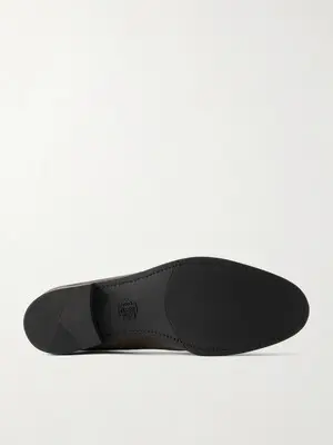EDWARD GREEN Pimlico Suede Penny Loafers - Brown