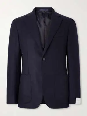 Caruso Aida Wool And Cashmere-blend Twill Blazer
