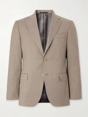 Caruso Norma Wool Suit Jacket - Neutrals