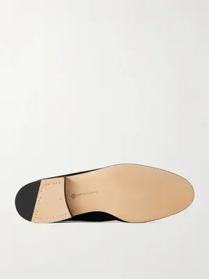 EDWARD GREEN Polperro Suede Penny Loafers