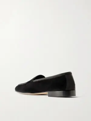 EDWARD GREEN Polperro Suede Penny Loafers