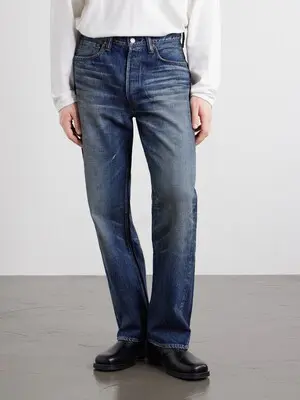 FULLCOUNT More Than Just Fear" Straight-leg Jeans