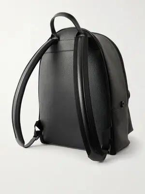 CHRISTIAN LOUBOUTIN Logo-embossed Leather Backpack