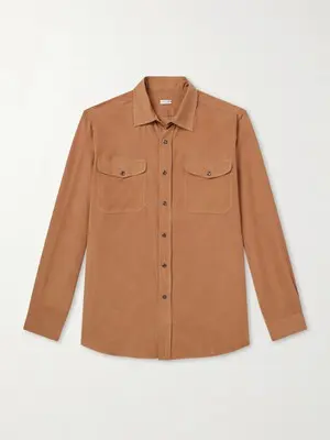 Caruso Cotton-corduroy Shirt