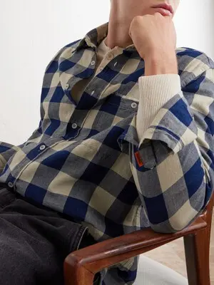 Barena Venezia Checked Cotton-twill Shirt
